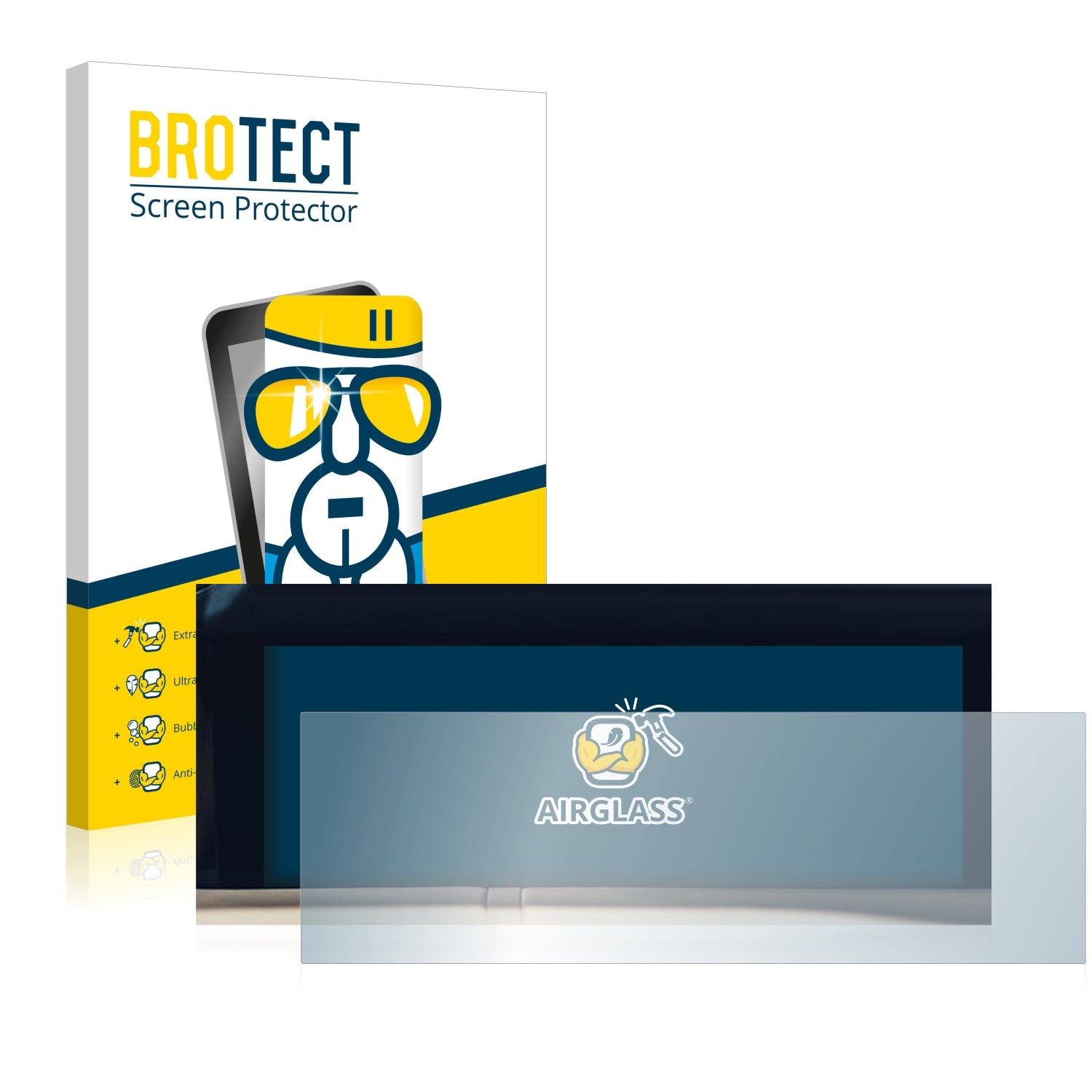 BROTECT AirGlass Glass Screen Protector for Porsche Taycan 2021 PCM 6.0 ...